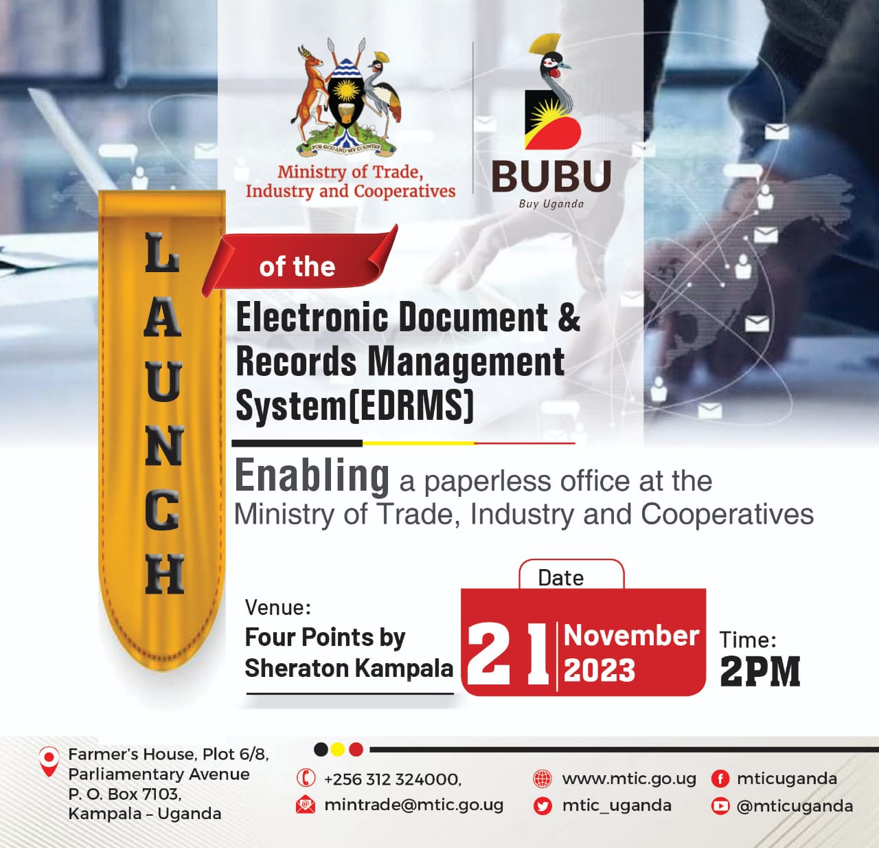 Ministry of Trade Industry and Cooperatives – Republic of Uganda